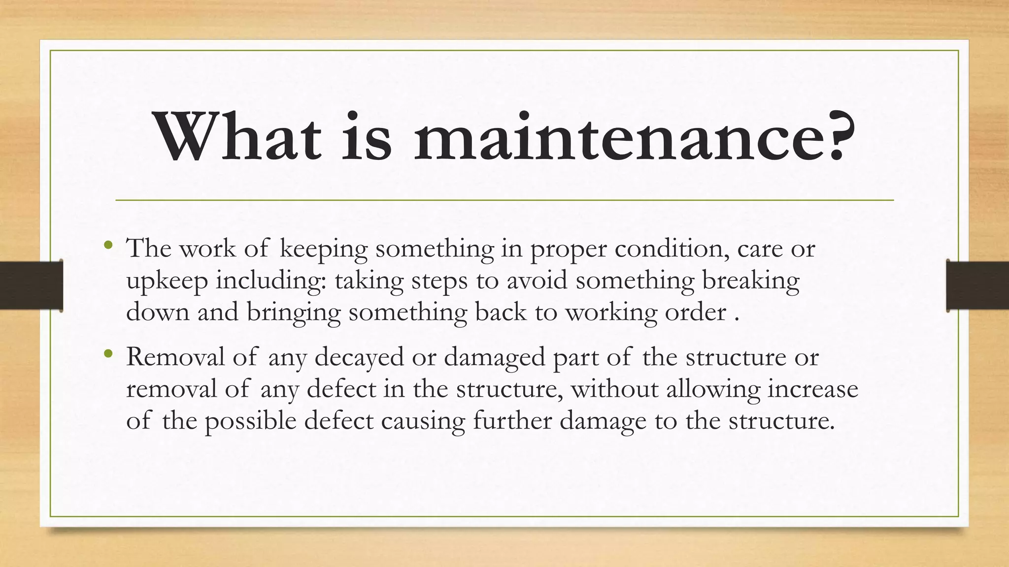 MAINTENANCE OF CIVIL ENGINEERING STRCTURES.pptx