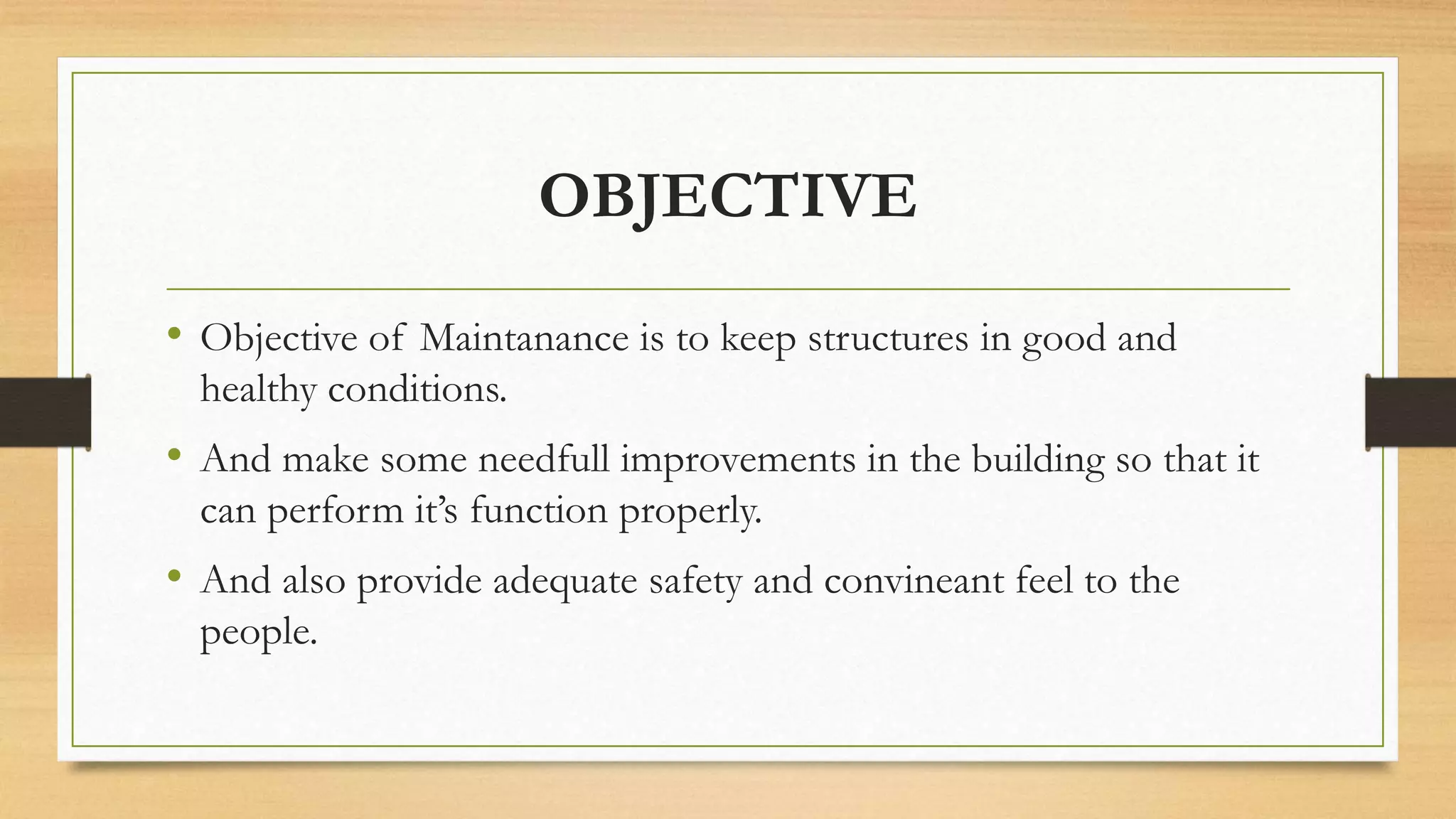 MAINTENANCE OF CIVIL ENGINEERING STRCTURES.pptx