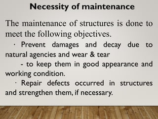 Maintenance of concrete structures | PDF
