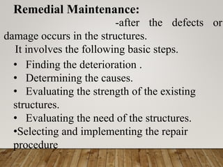 Maintenance of concrete structures | PDF