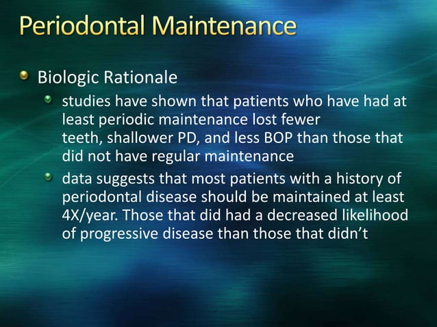 Maintenance of dental implants | PPTX