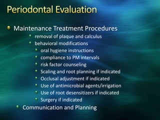 Maintenance of dental implants | PPTX