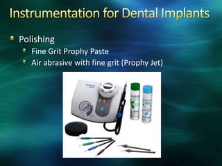 Maintenance of dental implants | PPTX
