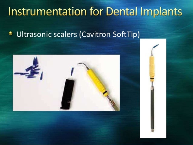 Maintenance of dental implants