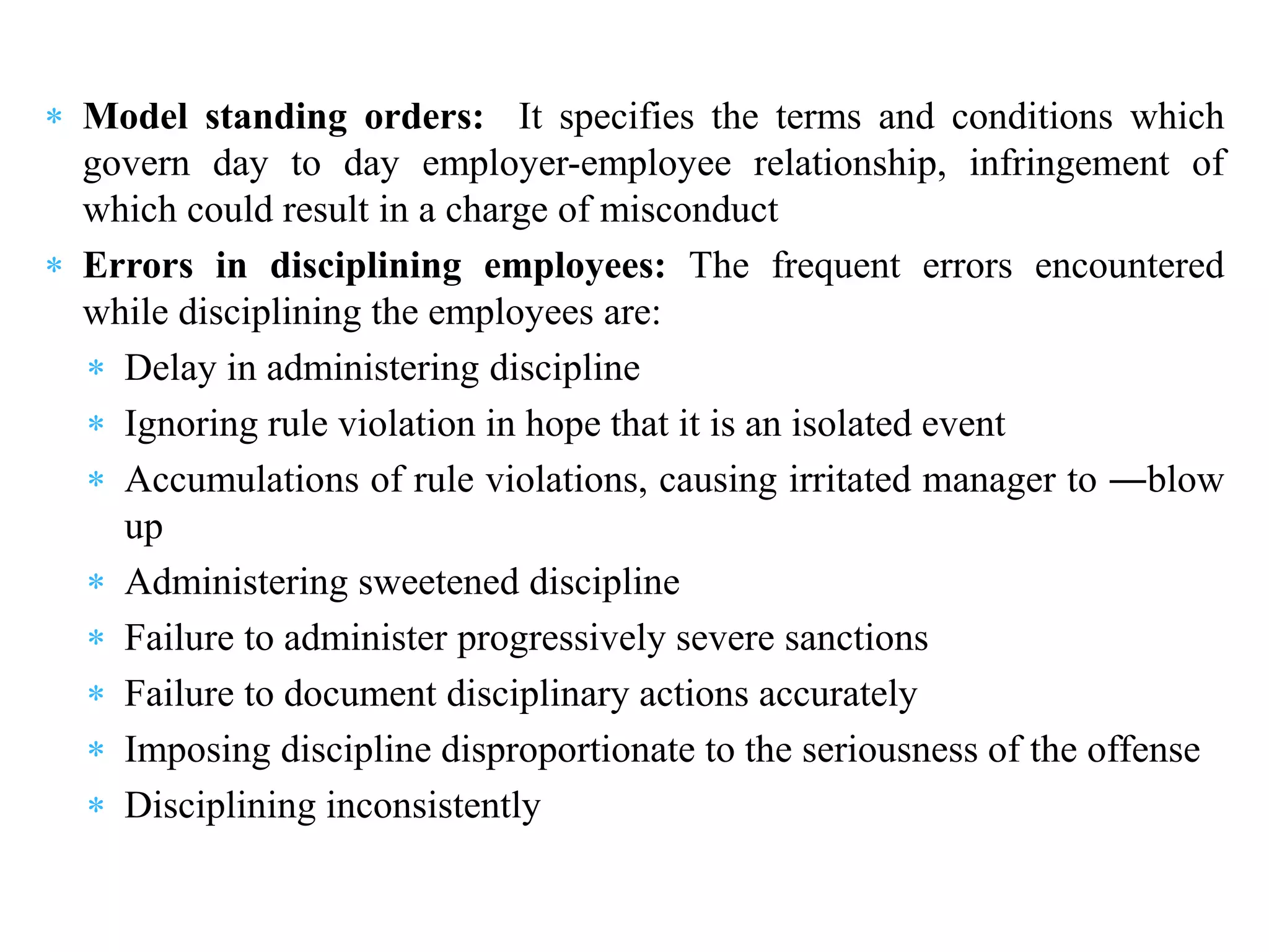 Maintenance of discipline- Nursing Management | PPTX