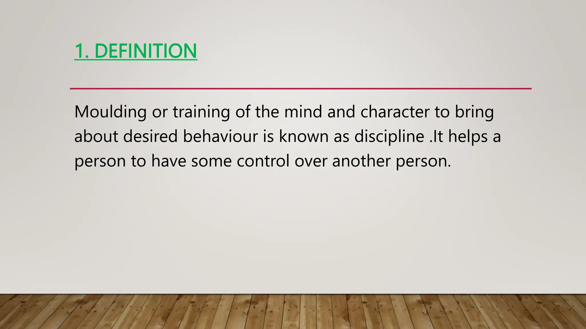 maintenance of discipline.pptx