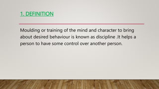 maintenance of discipline.pptx