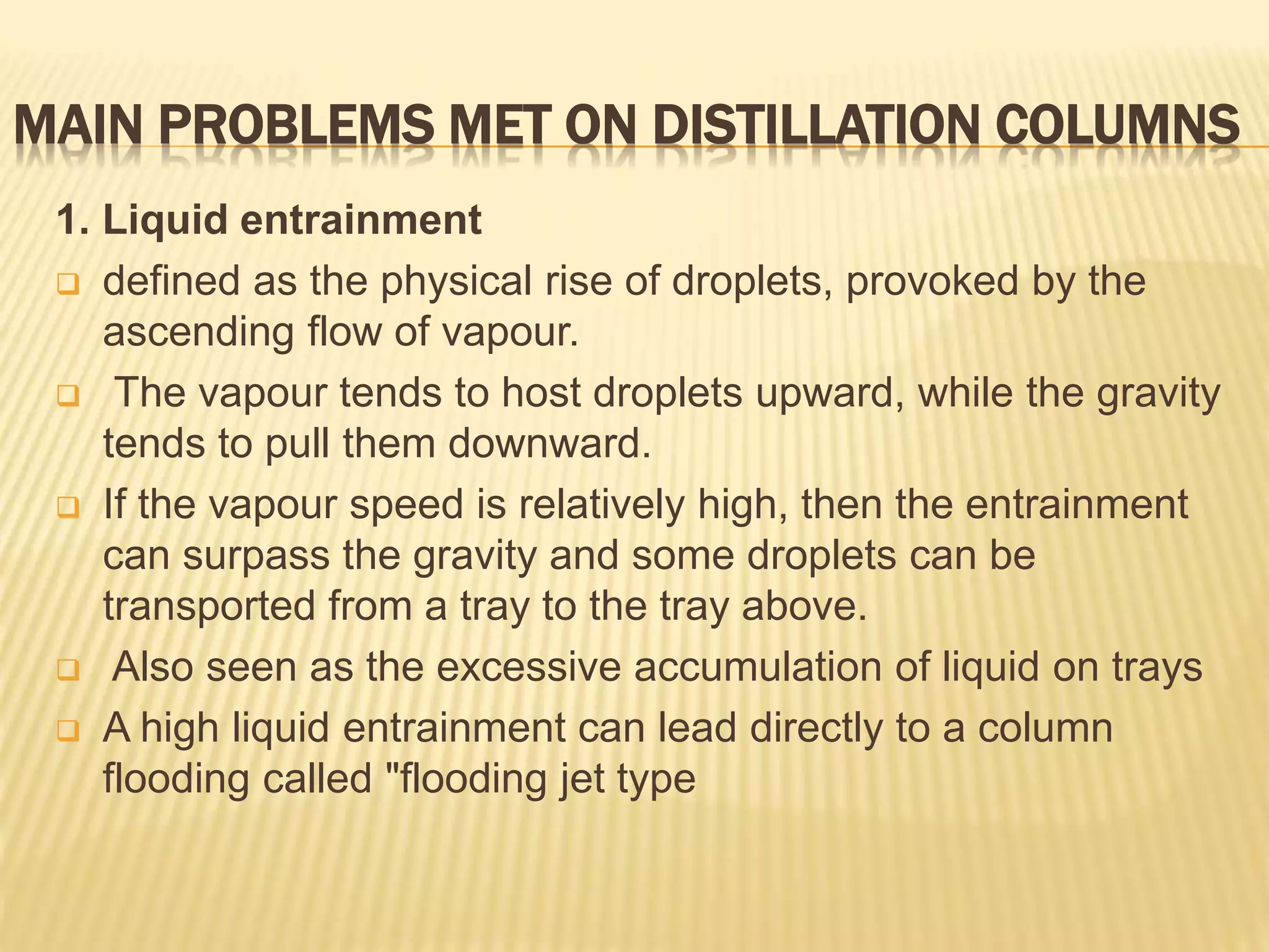 Maintenance of distillation column asmita | PPTX