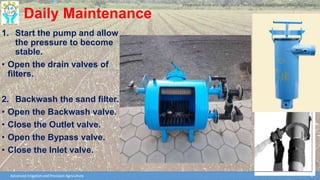 Maintenance of drip irrigation system | PPTX