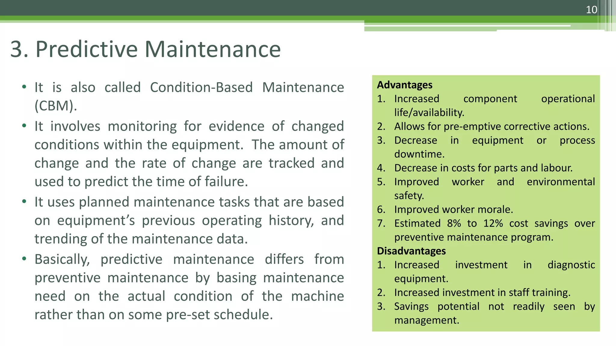 Maintenance of electrical machines | PPTX