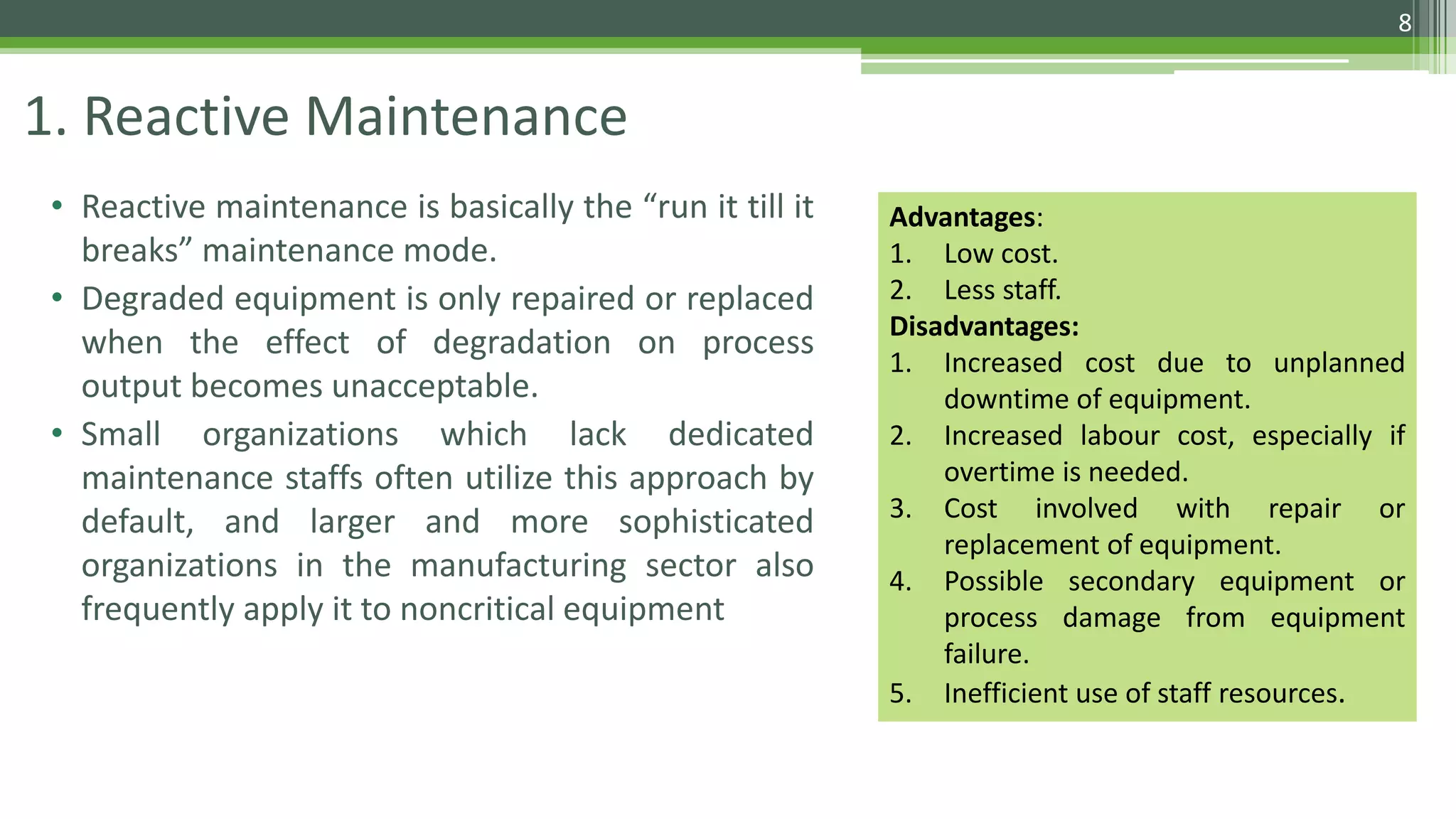 Maintenance of electrical machines | PPTX