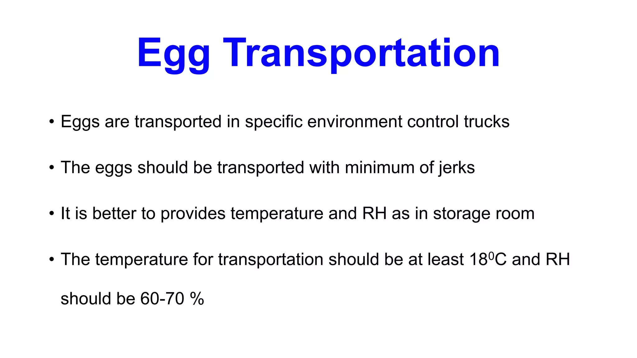 Maintenance of hatching egg quality | PPSX