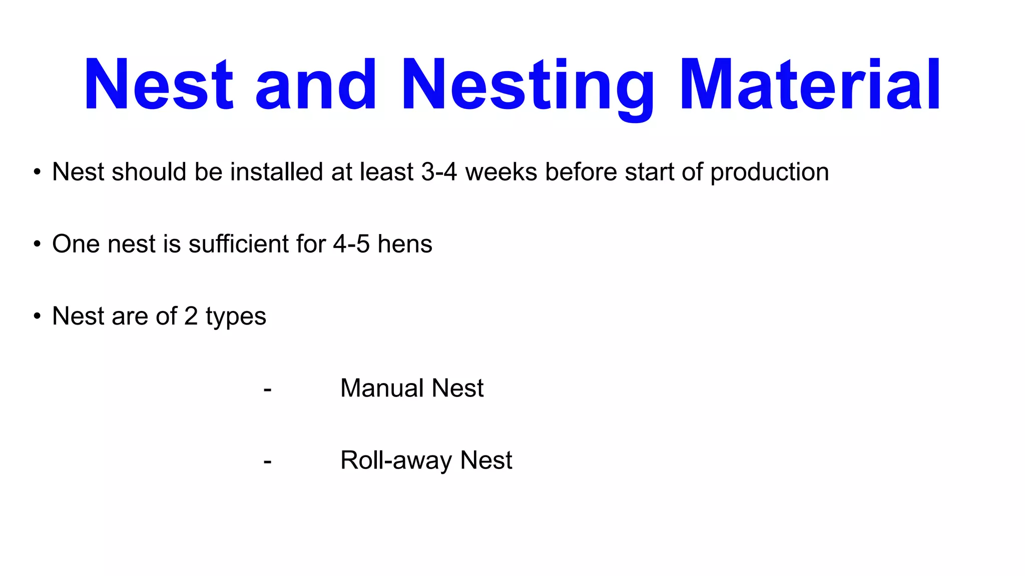 Maintenance of hatching egg quality | PPSX