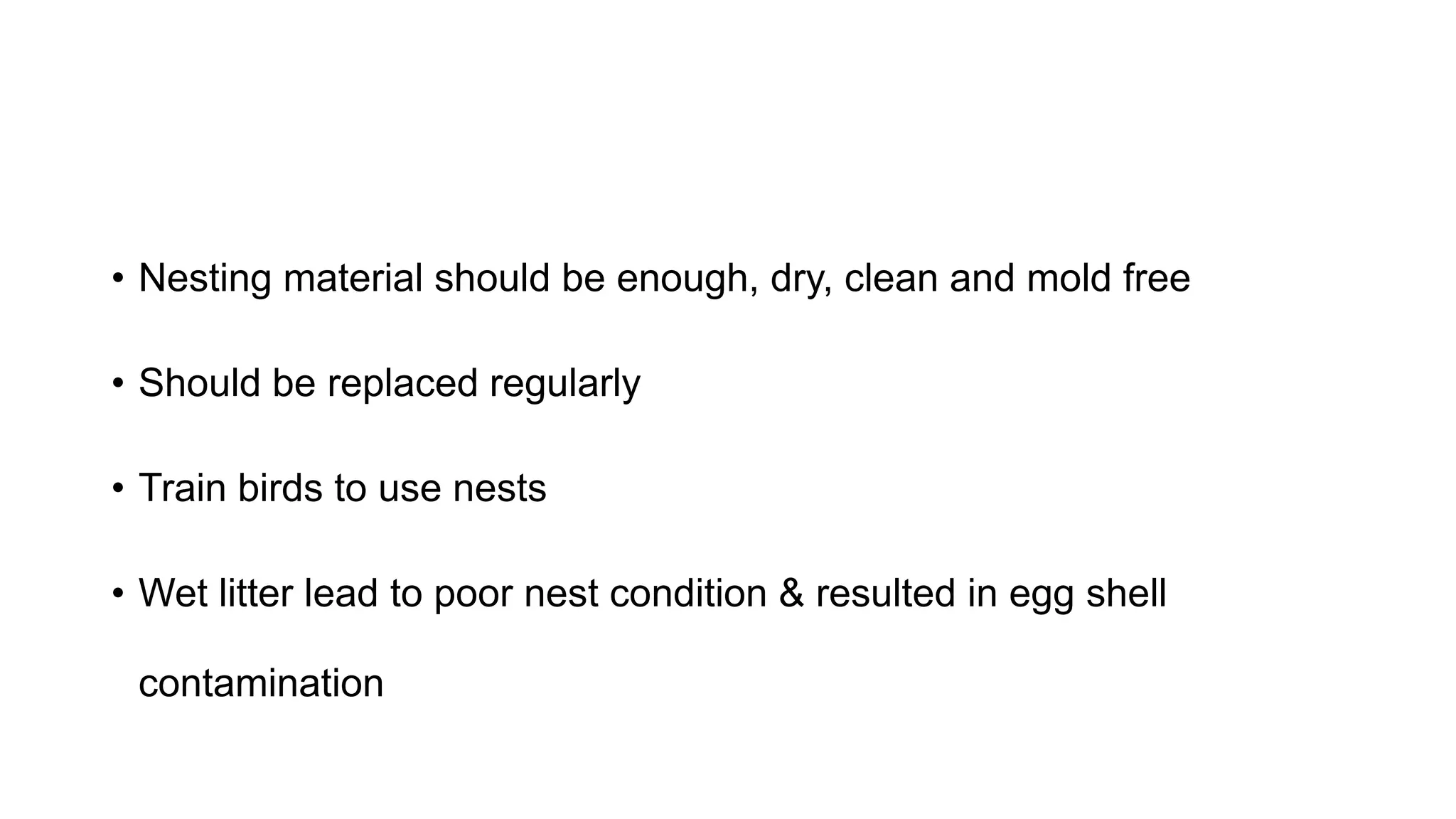 Maintenance of hatching egg quality | PPSX