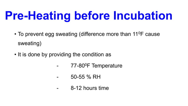 Maintenance of hatching egg quality | PPSX