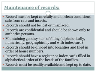 Maintenance of health records for self and family | PDF