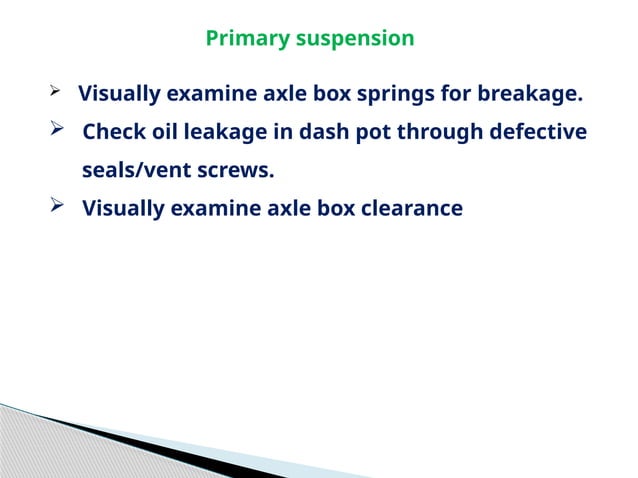 MAINTENANCE OF ICF (SC & CBC) RAKES ON NON-PIT LINE.pptx
