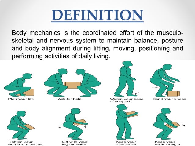 Maintenance of Proper Body Mechanics | PDF