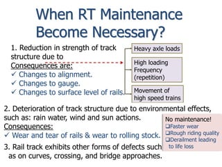 08 Maintenance of Railway Tracks (Railway Engineering Lectures هندسة ...