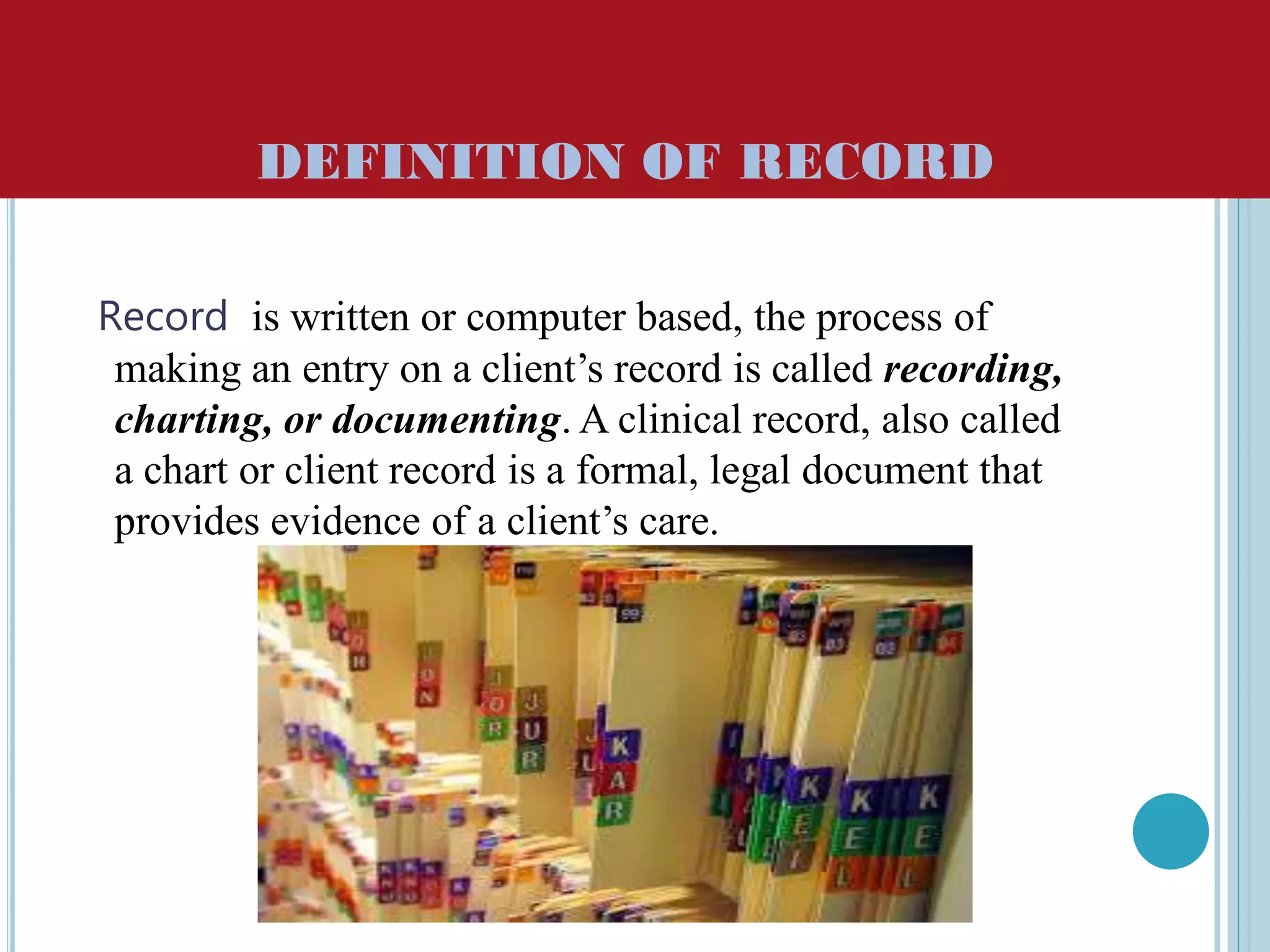 Maintenance of records and reports copy | PDF