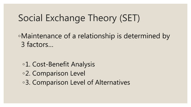 Maintenance of relationships | PPT