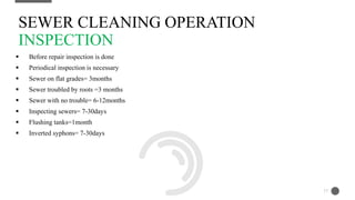 Maintenance of sewer | PPTX
