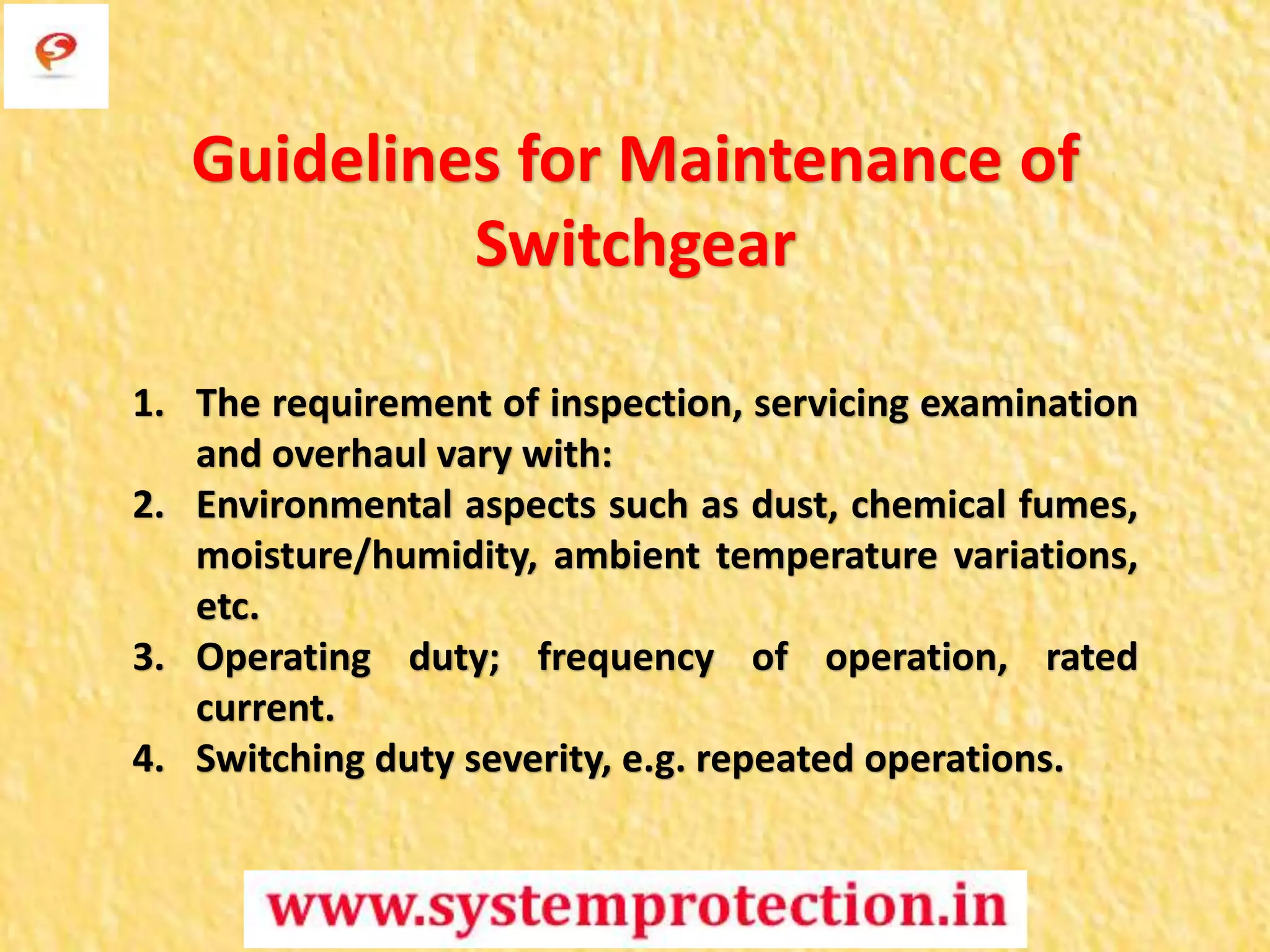Maintenance of Substation Equipment | Operation And Maintenance Of ...