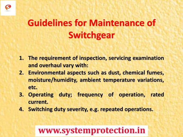 Maintenance of Substation Equipment | Operation And Maintenance Of ...