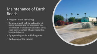 Maintenance of unsurfaced roads, wbm roads | PPT