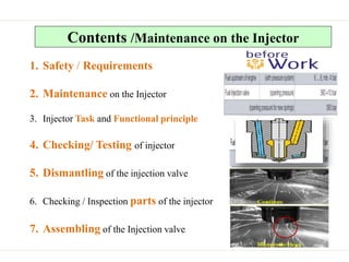 Maintenance on injecttor | PPT