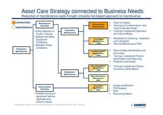 Maintenance organization roles for enabling Operational Excellence | PDF