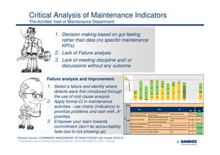 Maintenance organization roles for enabling Operational Excellence | PDF