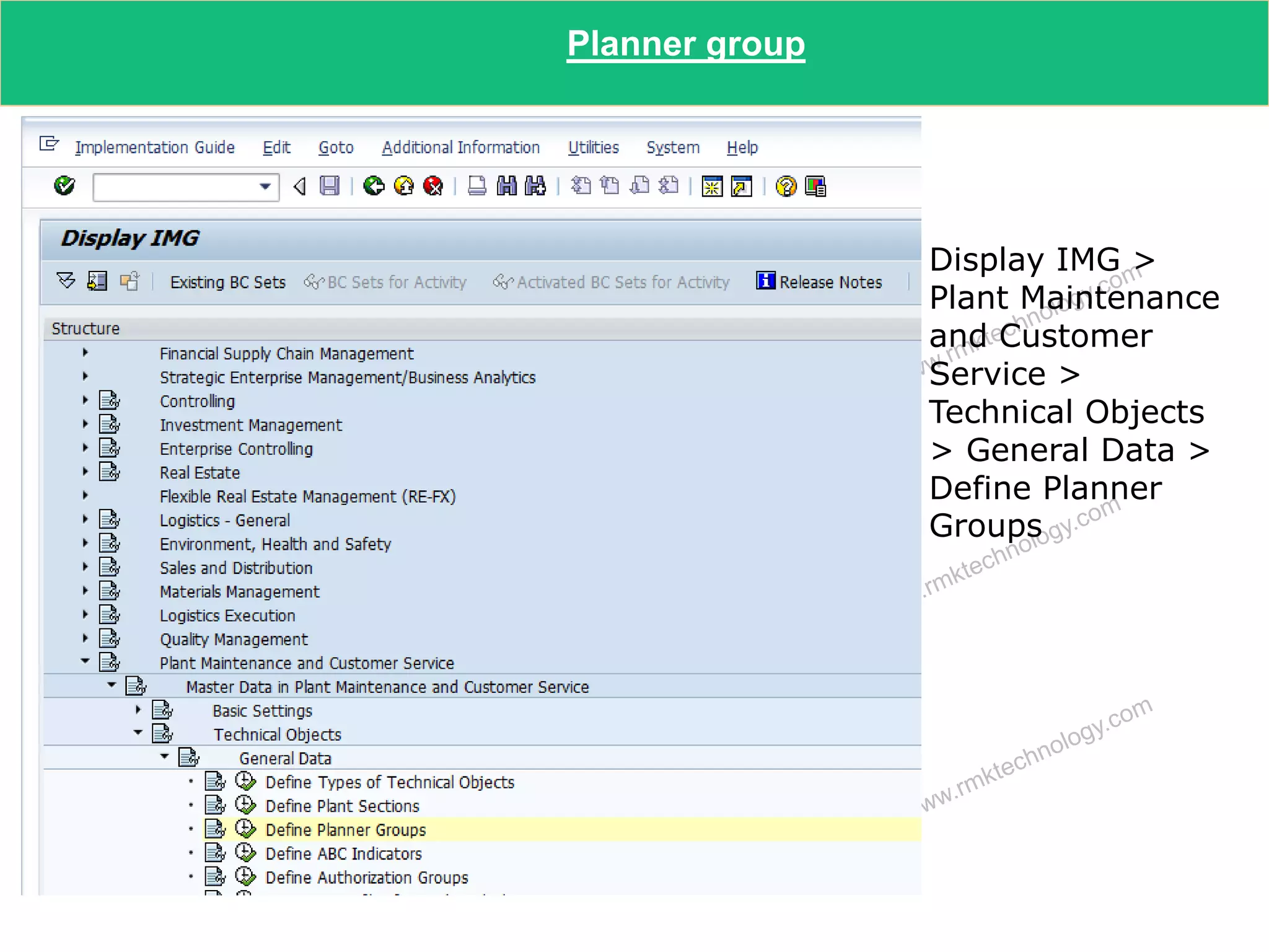 SAP EAM/PM Organization Structure | PPTX