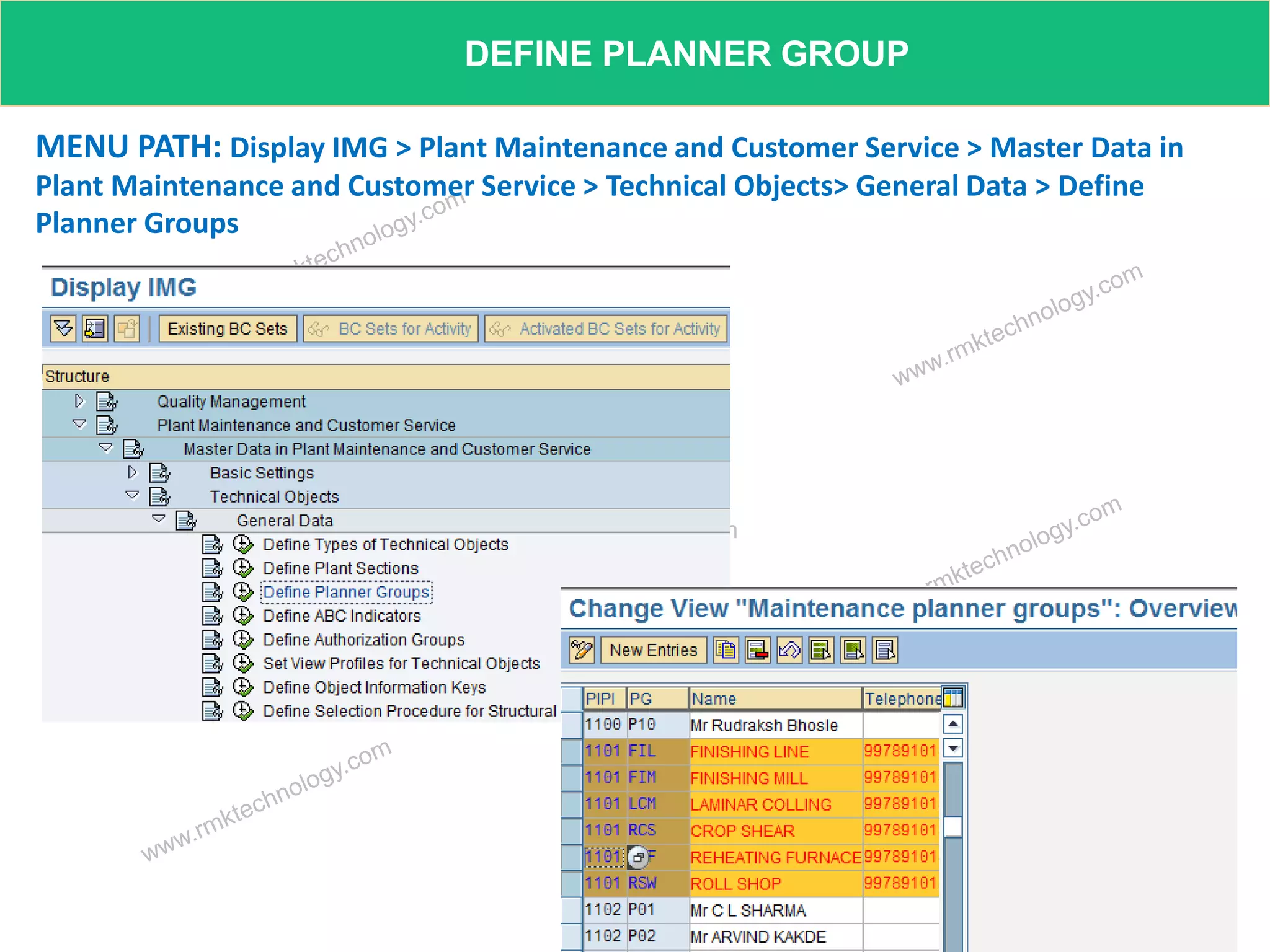 SAP EAM/PM Organization Structure | PPTX