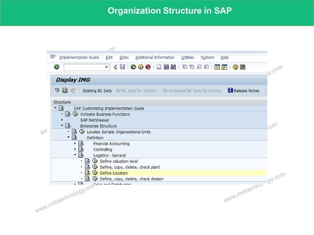 SAP EAM/PM Organization Structure | PPTX | Business | Business and Finance