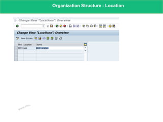 SAP EAM/PM Organization Structure | PPTX