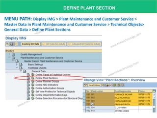 SAP EAM/PM Organization Structure | PPTX