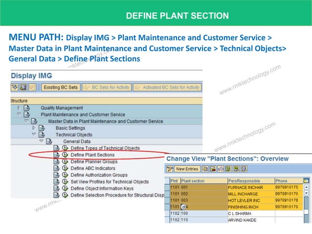 SAP EAM/PM Organization Structure | PPTX | Business | Business and Finance