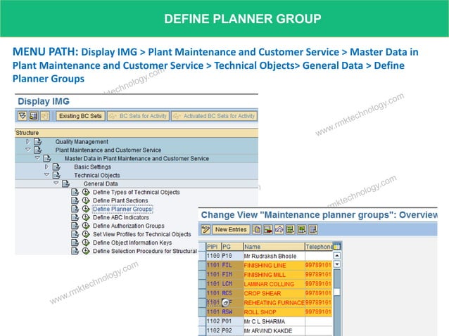 SAP EAM/PM Organization Structure | PPTX | Business | Business and Finance