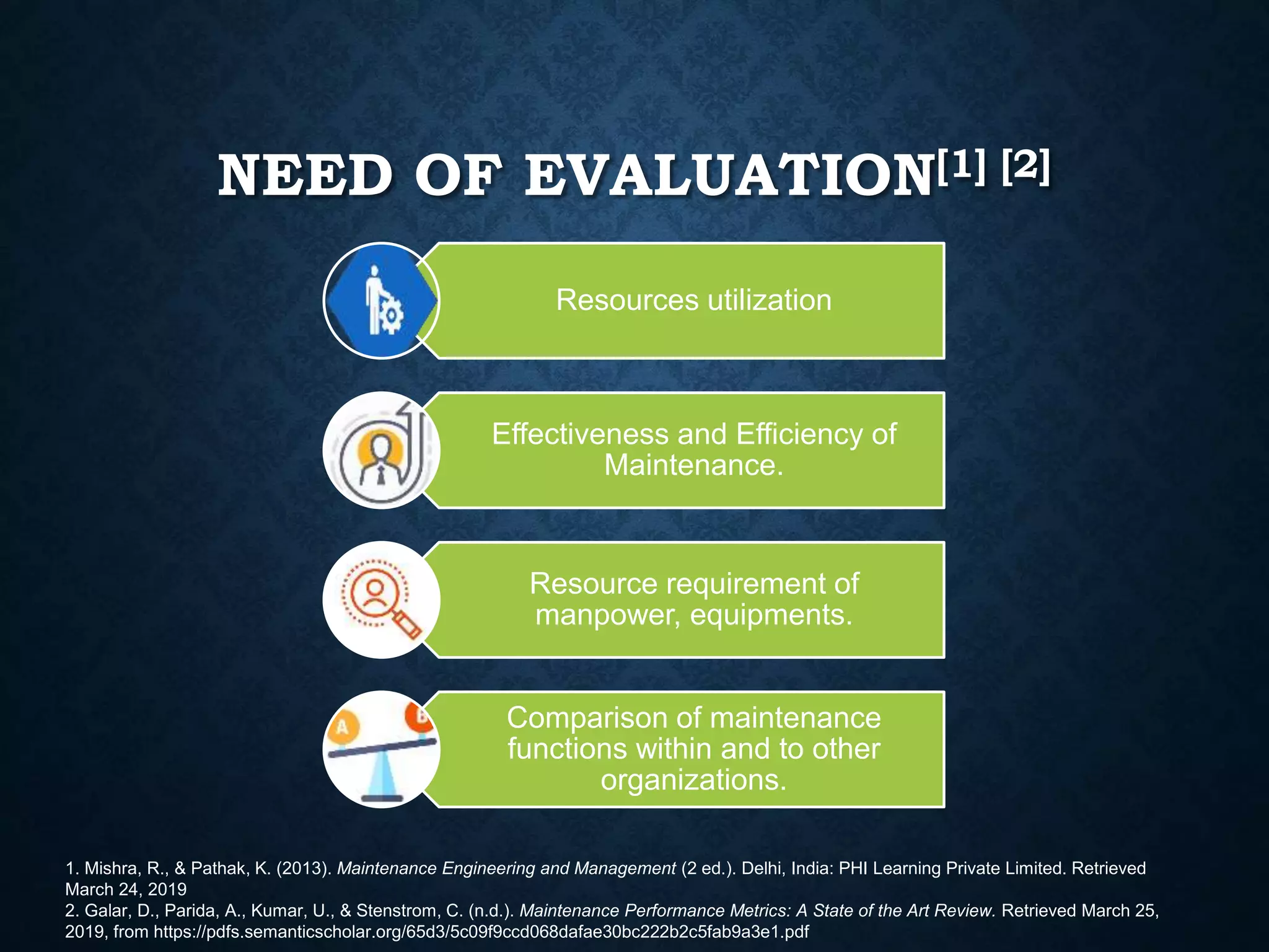 Maintenance Performance Evaluation | PPTX