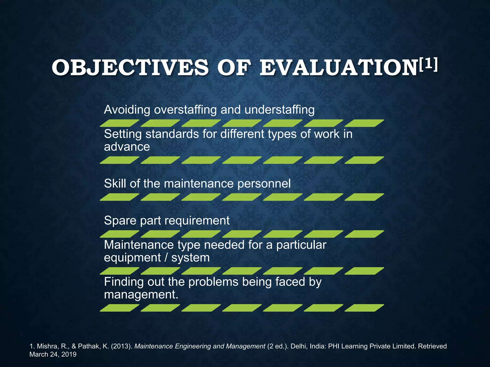 Maintenance Performance Evaluation | PPTX