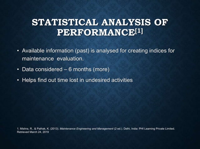 Maintenance Performance Evaluation | PPTX