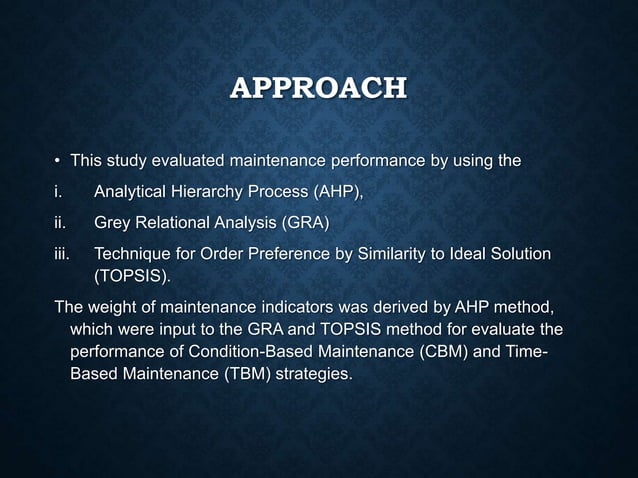 Maintenance Performance Evaluation | PPTX