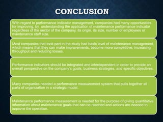Maintenance Performance Evaluation | PPTX