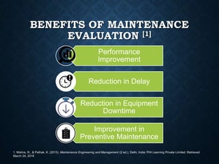 Maintenance Performance Evaluation | PPTX