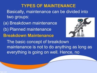 Maintenance planning and replacement | PPTX