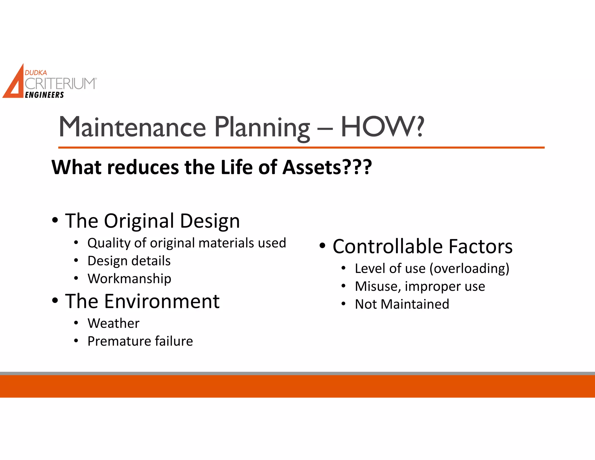 Maintenance Plans, Reserve Studies, & Project Management | PPT