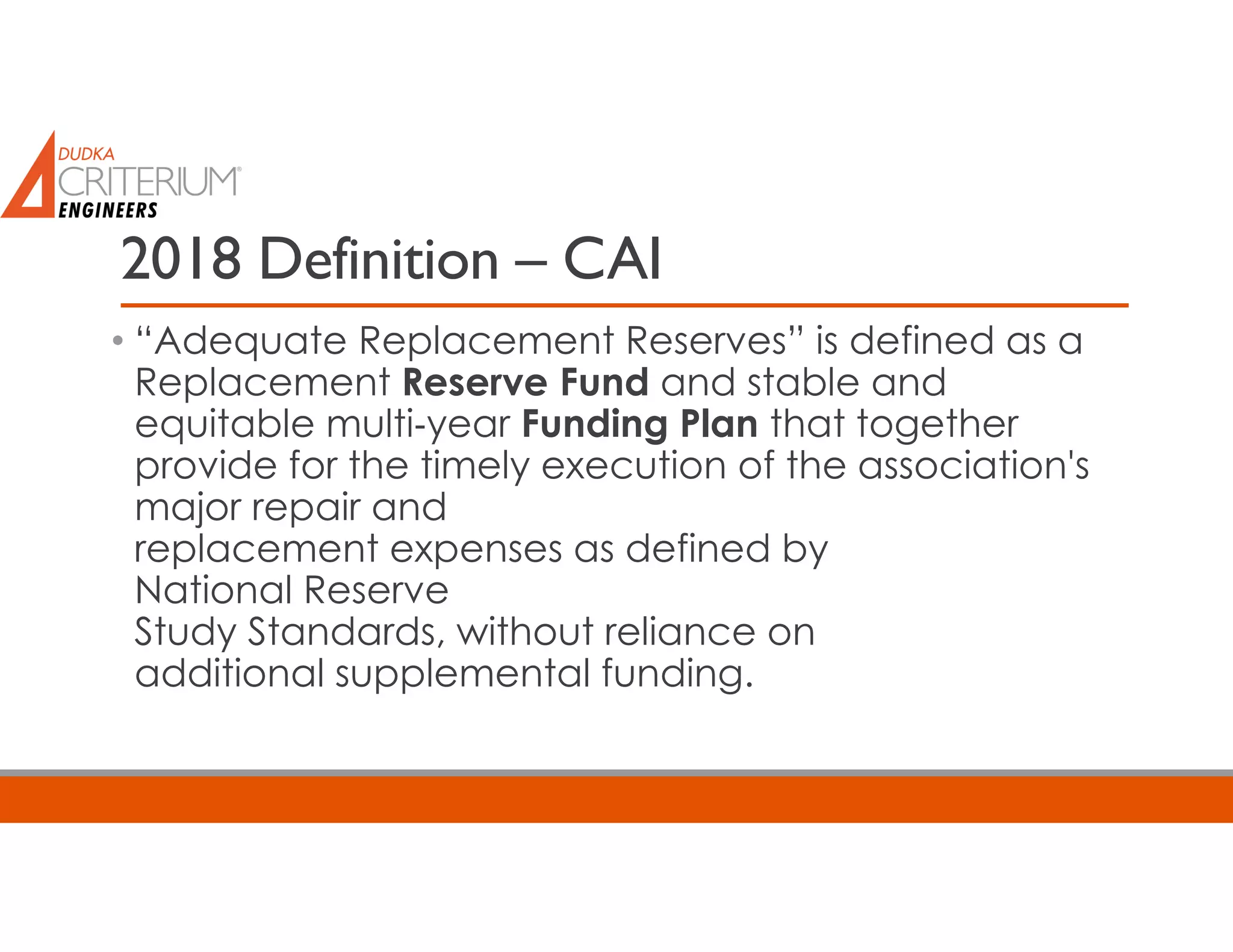 Maintenance Plans, Reserve Studies, & Project Management | PPT