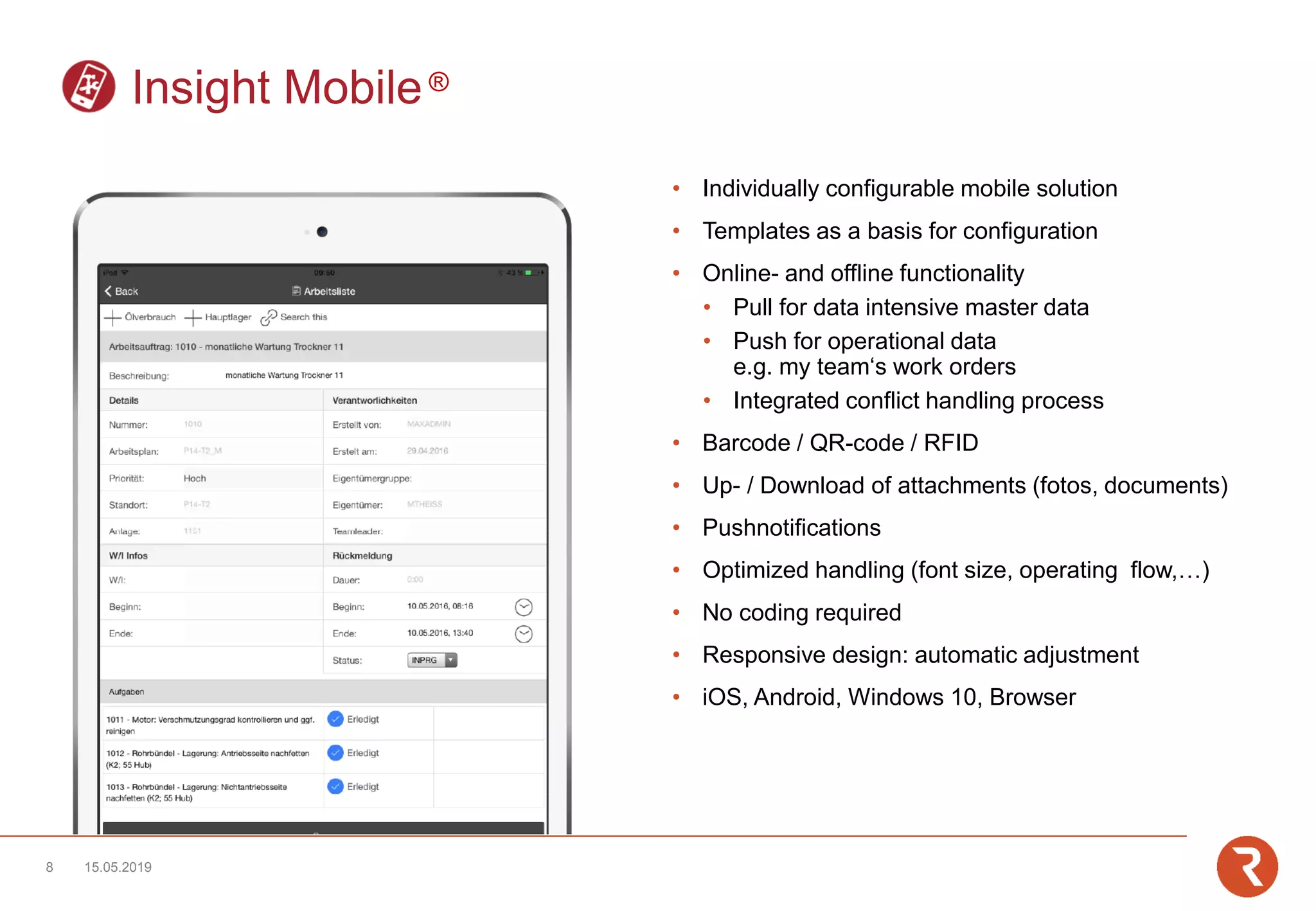 Maintenance Portal for SAP PM, IBM Maximo and Infor EAM | PPT