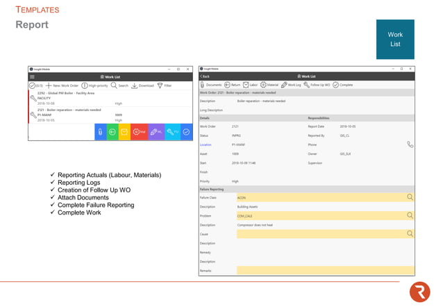 Maintenance Portal for SAP PM, IBM Maximo and Infor EAM | PPT